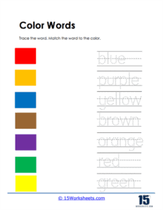 Kindergarten Colors Worksheets | Hues, Tints, and Tones - 15 Worksheets.com