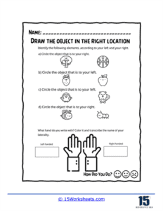 Object Location Worksheets - 15 Worksheets.com