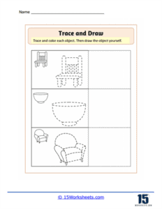 Trace and Draw Worksheets - 15 Worksheets.com