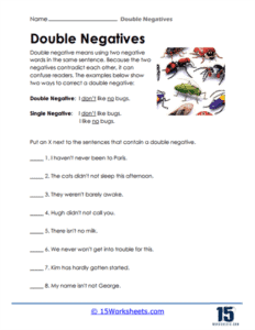 Grammar Worksheets | Strengthening Language Usage - 15 Worksheets.com