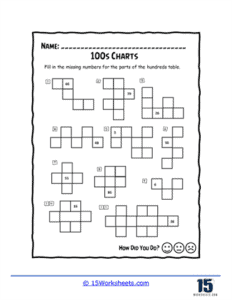 100s Chart Worksheets | Visual Number Sense Help - 15 Worksheets.com