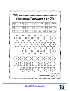 Counting Backwards Worksheets | Number Practice - 15 Worksheets.com