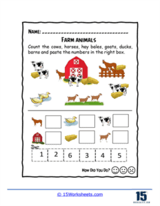 Farm Animals Worksheets | Fun Creature Activities - 15 Worksheets.com