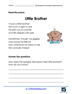 Kindergarten Reading Comprehension Worksheets | Helps Early Literacy