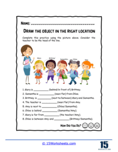 Object Location Worksheets - 15 Worksheets.com
