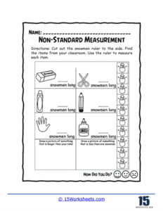 Non-Standard Units of Measure Worksheets - 15 Worksheets.com