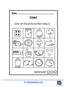 Number 3 Worksheets | Boost Numeracy - 15 Worksheets.com