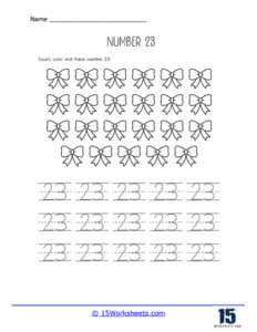Number 23 Worksheets - 15 Worksheets.com