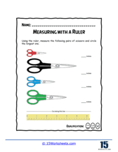 Reading Rulers Worksheets | Measurement - 15 Worksheets.com