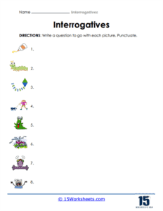 Interrogatives Worksheets | Question Word Practice - 15 Worksheets.com