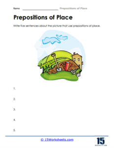 Prepositions of Place Worksheets - 15 Worksheets.com