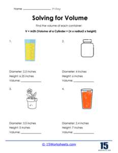 Pi Day Worksheets | 3.14 Celebration - 15 Worksheets.com