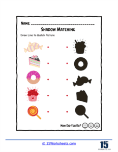 Shadow Matching Worksheets | Observation Skills - 15 Worksheets.com