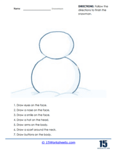 Snowman Worksheets | Literacy Activities - 15 Worksheets.com