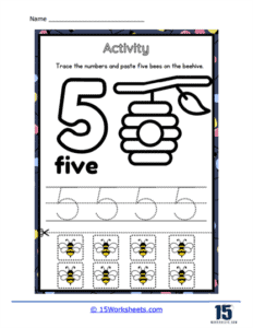 Number 5 Worksheets | Math Foundational Skills - 15 Worksheets.com