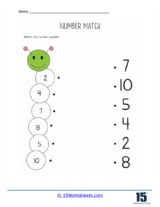 Matching Numbers Worksheets | Integers and Numeracy - 15 Worksheets.com