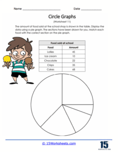 Circle Graphs Worksheets - 15 Worksheets.com