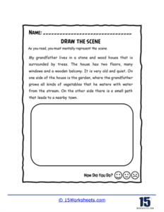 Draw What You Read Worksheets - 15 Worksheets.com