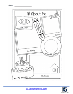 All About Me Worksheets - 15 Worksheets.com