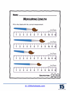 Reading Rulers Worksheets | Measurement - 15 Worksheets.com