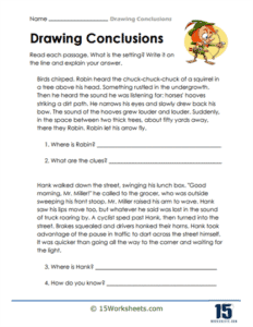 Drawing Conclusions Worksheets | Evidence-Based Reasoning - 15 ...
