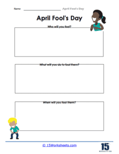 April Fool's Day Worksheets | Clean Classroom Mischief - 15 Worksheets.com