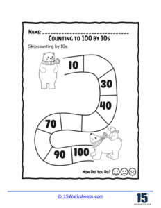 Counting to 100 By 10s Worksheets - 15 Worksheets.com
