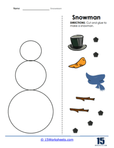 Snowman Worksheets | Literacy Activities - 15 Worksheets.com