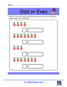 Odd or Even Worksheets | Classify Numbers - 15 Worksheets.com