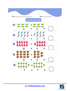 Count and Add Worksheets - 15 Worksheets.com
