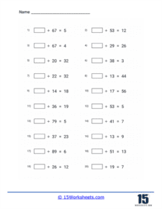 3-digit by 2-digit Division Worksheets | Progressions with Variations ...