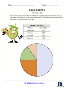 Circle Graphs Worksheets - 15 Worksheets.com