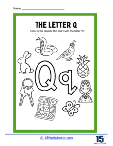 Letter Q Worksheets - 15 Worksheets.com