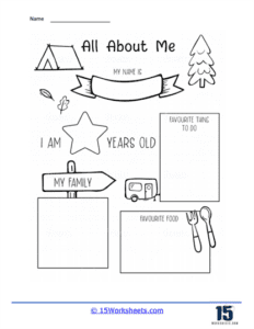 All About Me Worksheets - 15 Worksheets.com