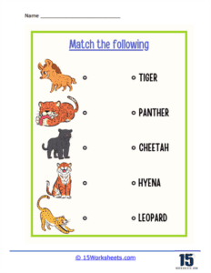 Animal Names Worksheets - 15 Worksheets.com
