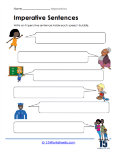 Imperatives Worksheets - 15 Worksheets.com