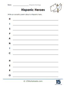 Hispanic Heritage Month Worksheets - 15 Worksheets.com