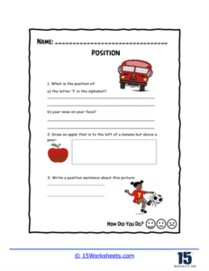 Object Location Worksheets - 15 Worksheets.com