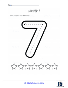Number 7 Worksheets - 15 Worksheets.com