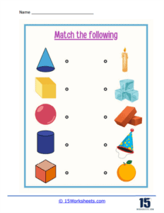 Sort By Shape Worksheets | Matching & Sorting - 15 Worksheets.com
