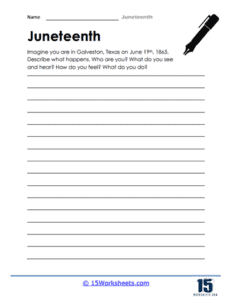 Juneteenth Worksheets - 15 Worksheets.com