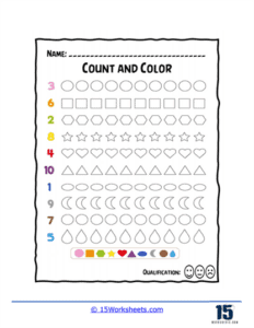 Counting Backwards Worksheets | Number Practice - 15 Worksheets.com