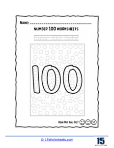 Number 100 Worksheets | Strengthen Integer Sense - 15 Worksheets.com