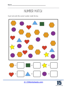 Matching Numbers Worksheets - 15 Worksheets.com