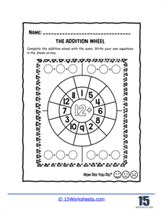 Addition Wheels Worksheets - 15 Worksheets.com