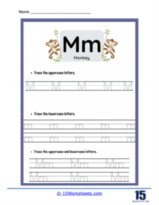 Letter M Worksheets | Alphabet Series - 15 Worksheets.com