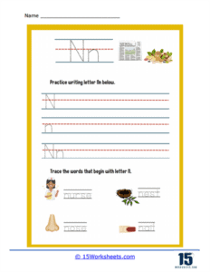 Letter N Worksheets | Alphabet Collection - 15 Worksheets.com