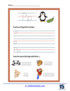 Letter P Worksheets | Alphabet Series - 15 Worksheets.com