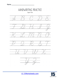Uppercase Letter Worksheets - 15 Worksheets.com