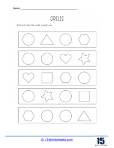 Circles Worksheets | Identify, Trace & Create - 15 Worksheets.com